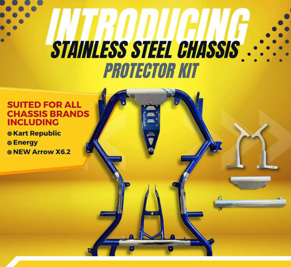 Stainless Steel Chassis Protector Kerbrider Kit – Karting Central
